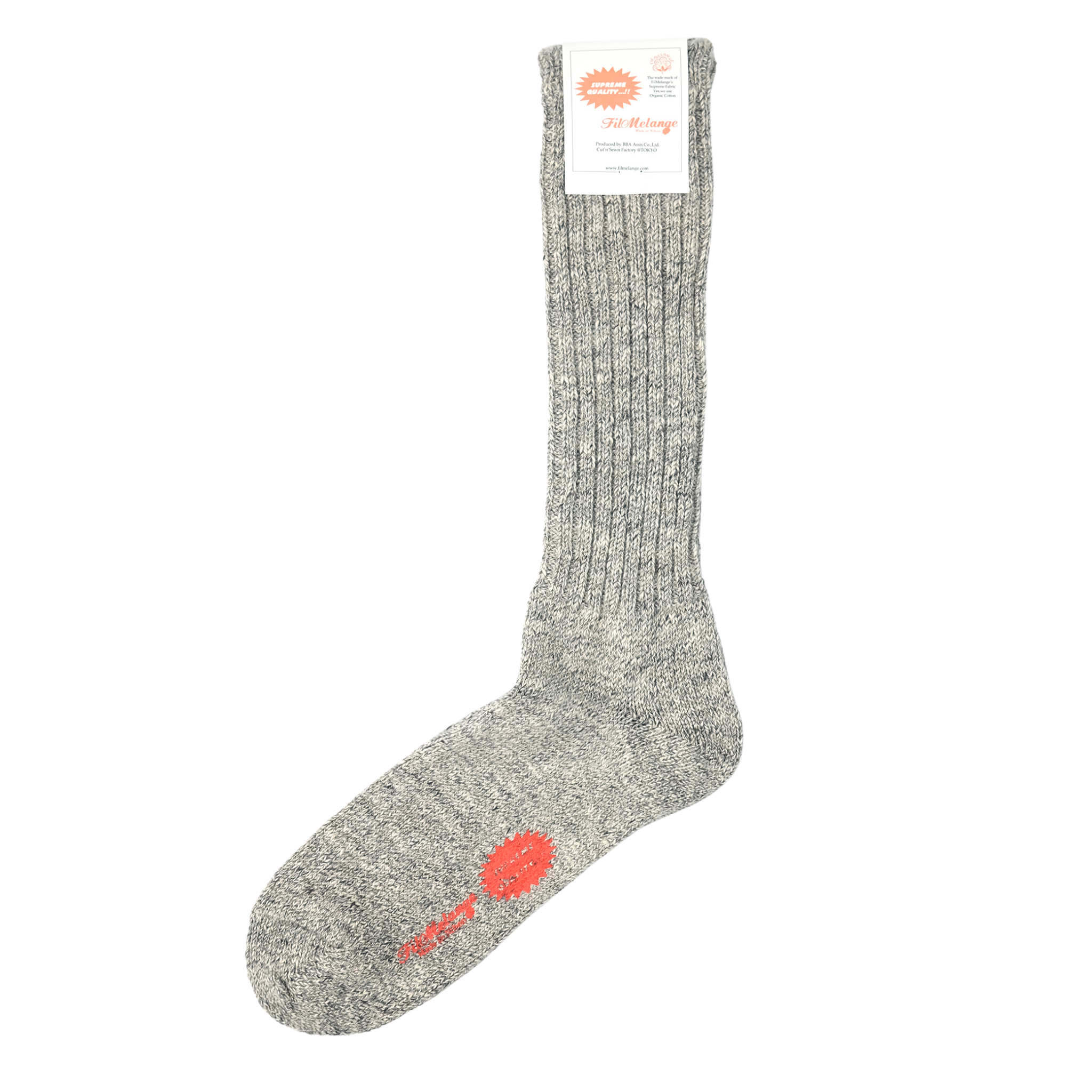 【MENS】BEAN / ビーン COTTON WOOL SLUB SOCKS LT.MELANGE – SOCKSTORE™