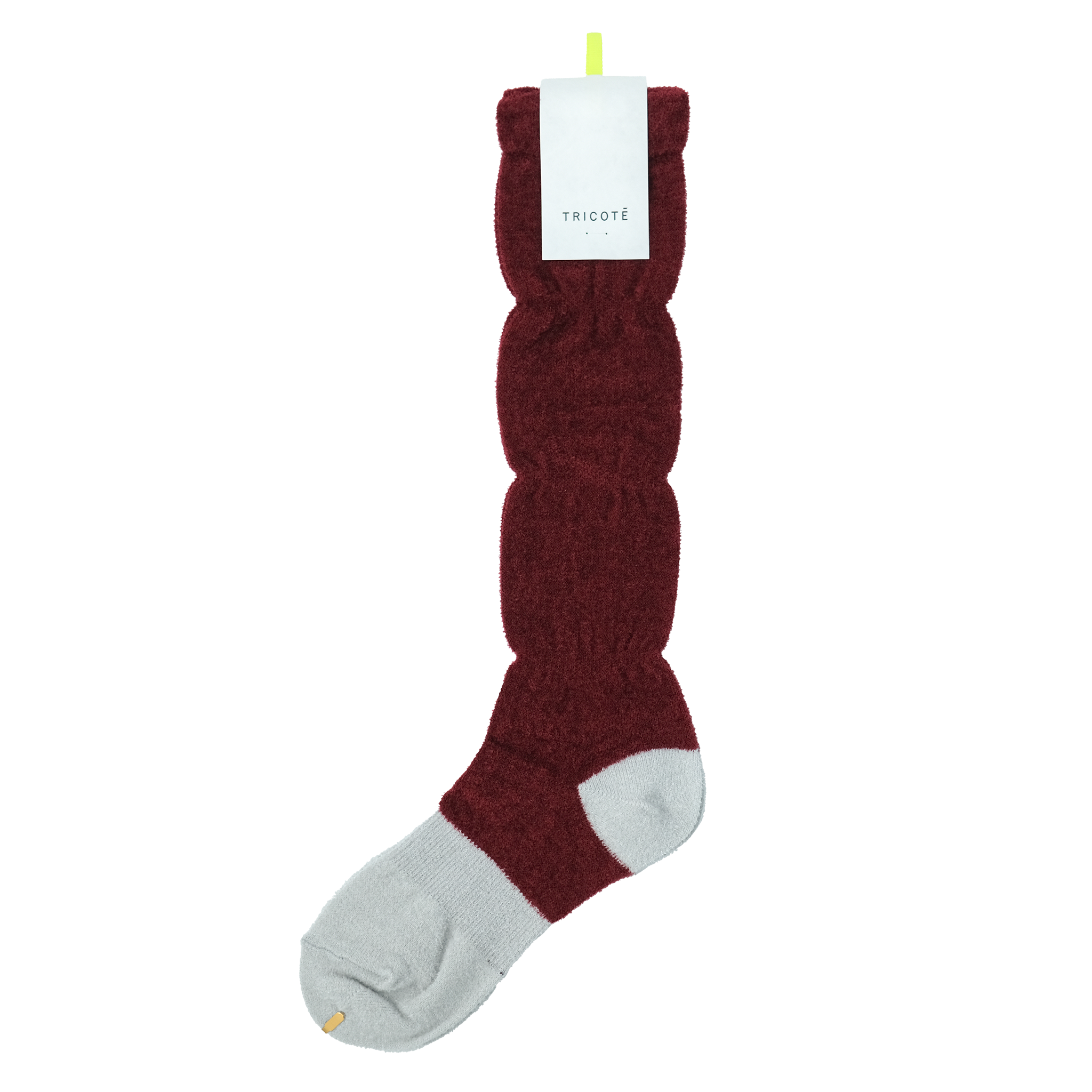 GATHER LOOSE HIGH SOCKS WINE – SOCKSTORE™