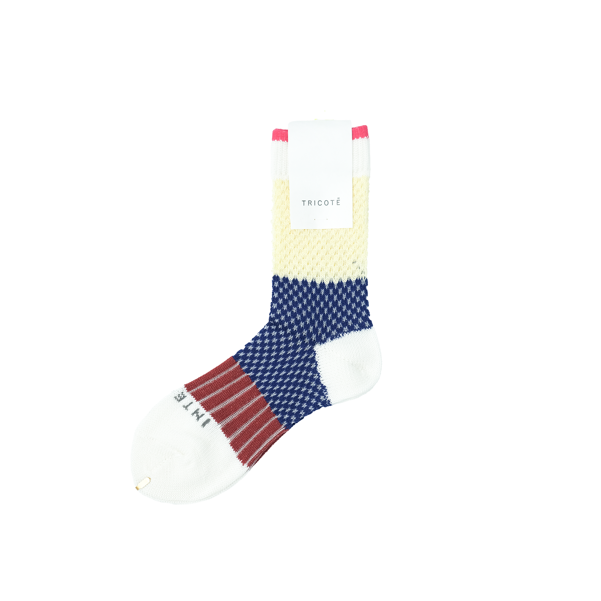 BORDER MESH SOCKS WHITE – SOCKSTORE™