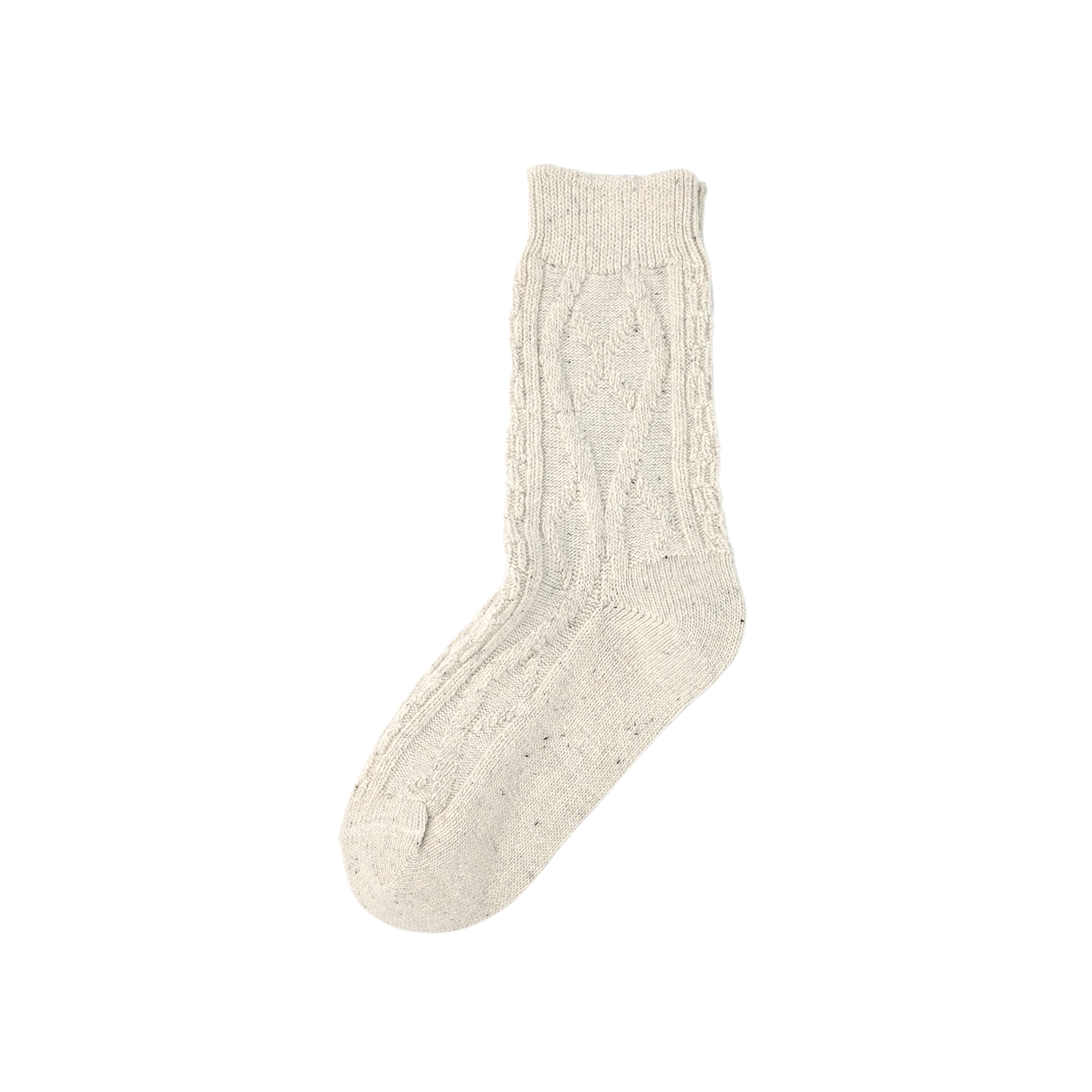 WOOL COLLECTION Braid Raw White Socks – SOCKSTORE™