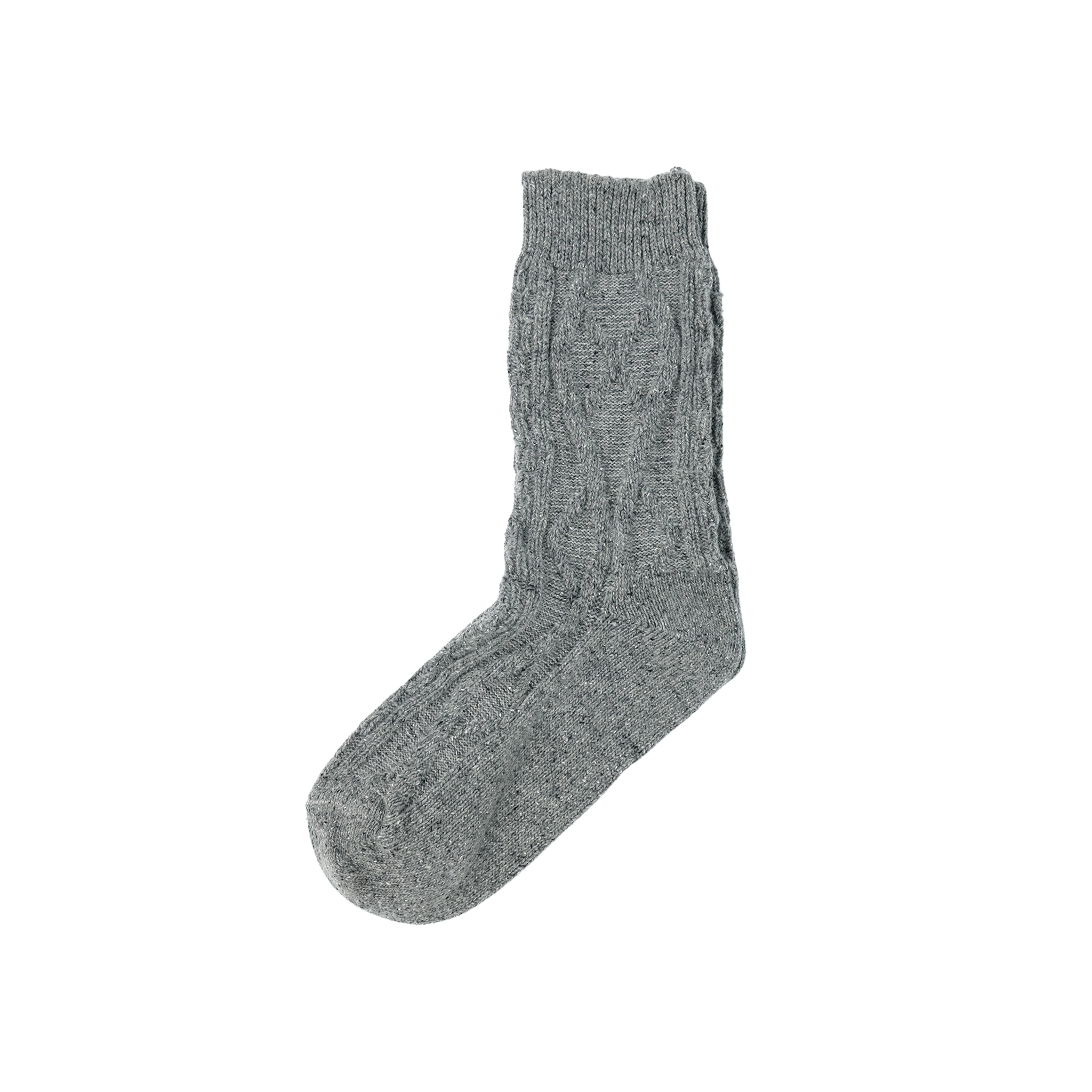 WOOL COLLECTION Braid Grey Socks – SOCKSTORE™