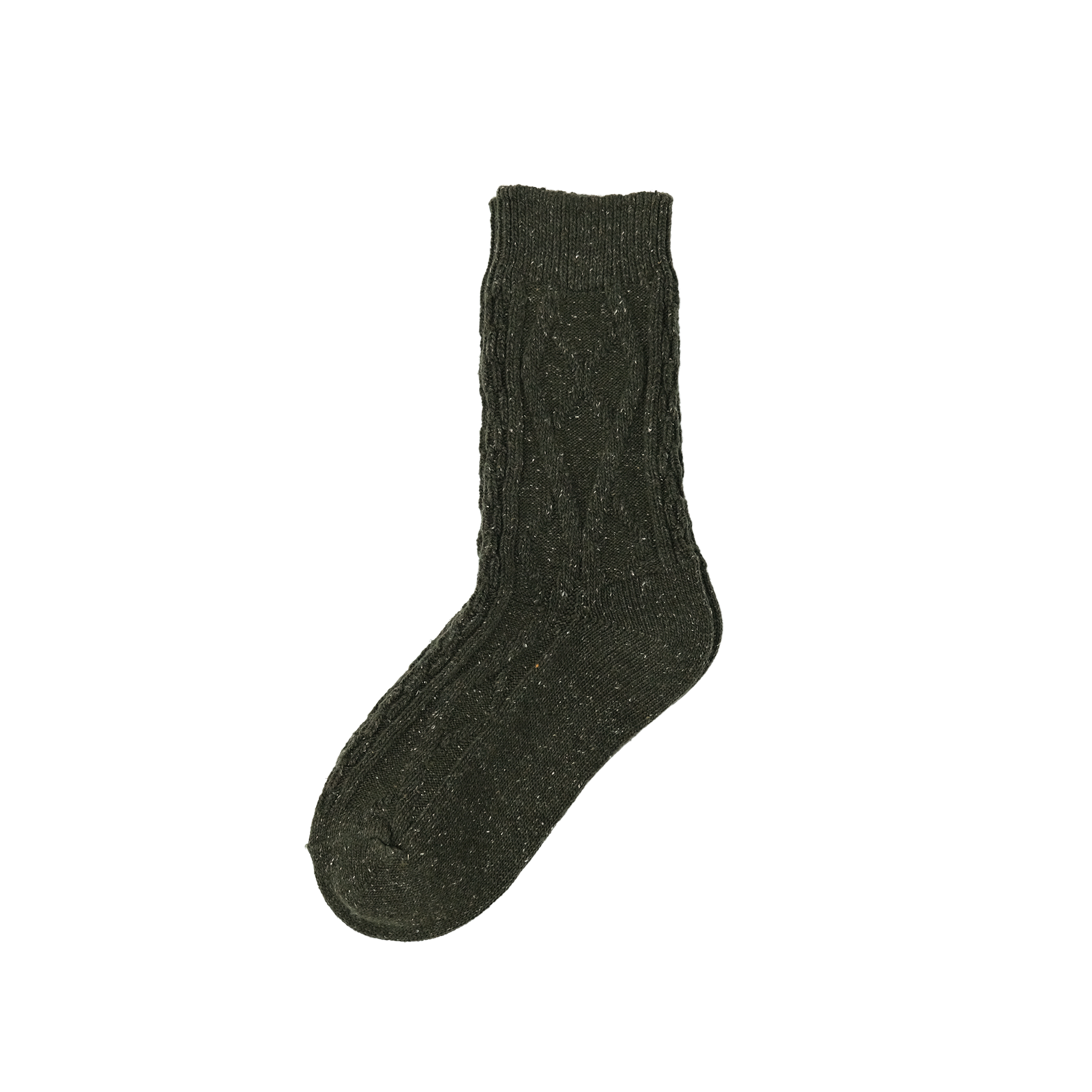 WOOL COLLECTION Braid Green Socks – SOCKSTORE™